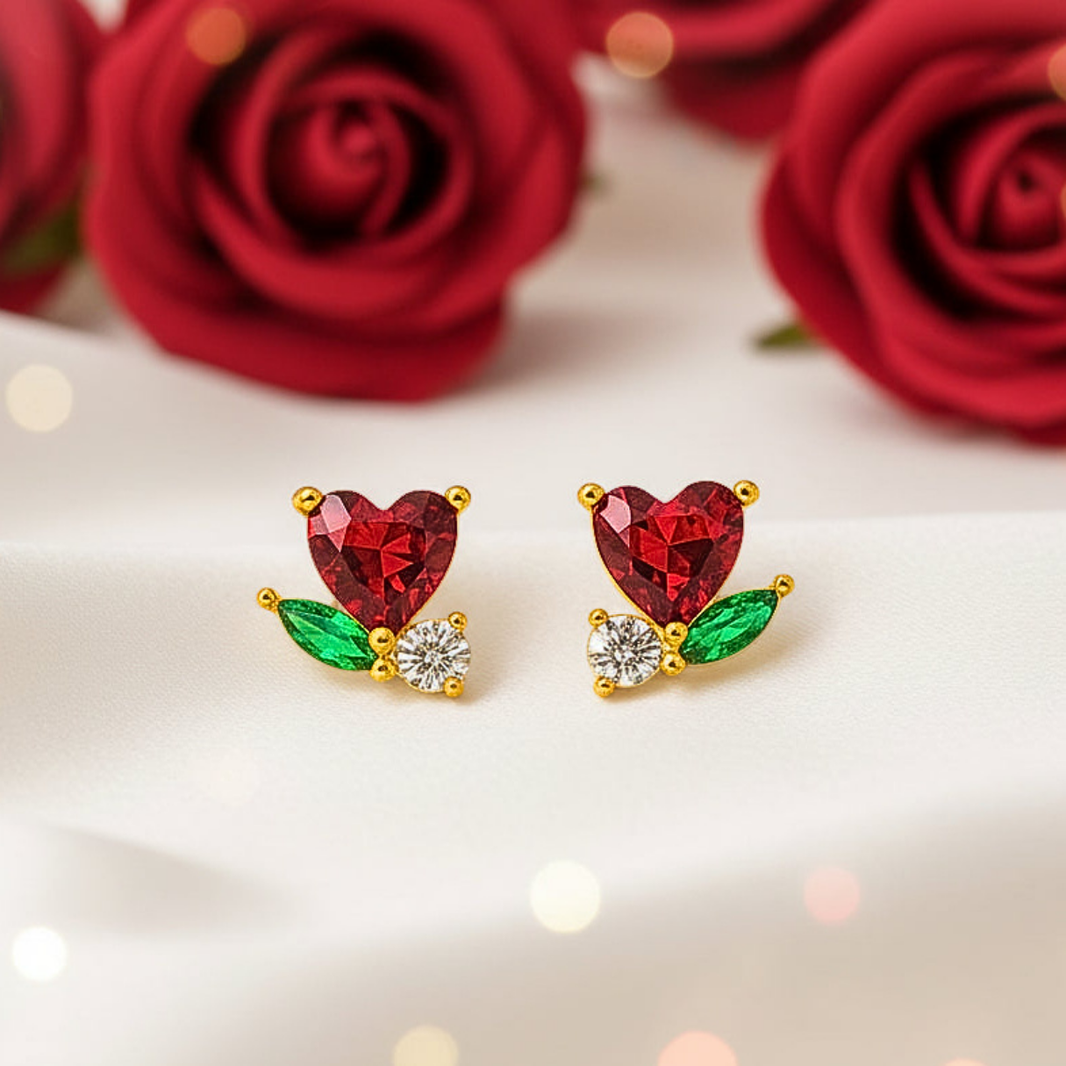 Valentines Gifts for Her - Romantic Heart Jewelry Earrings | Starcella ...